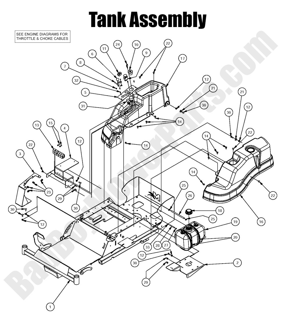 Bad Boy Parts Lookup|2016|MZ Magnum|Fuel Tank